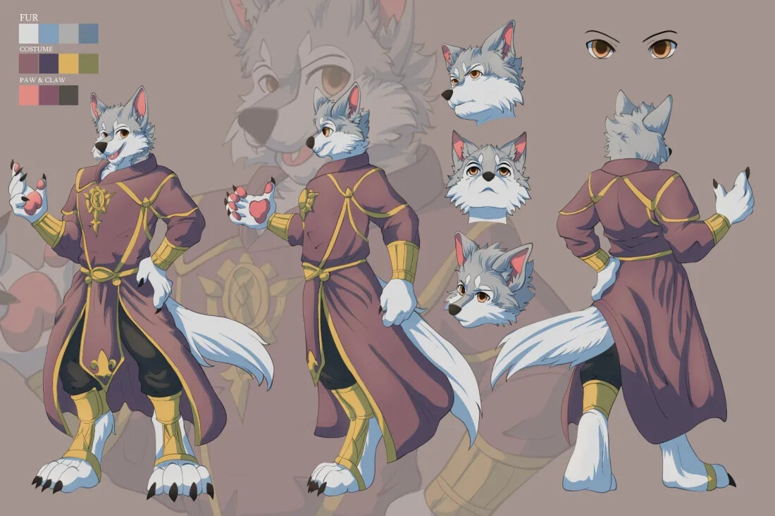 ArtStation - 3 Pose Ref-Sheet