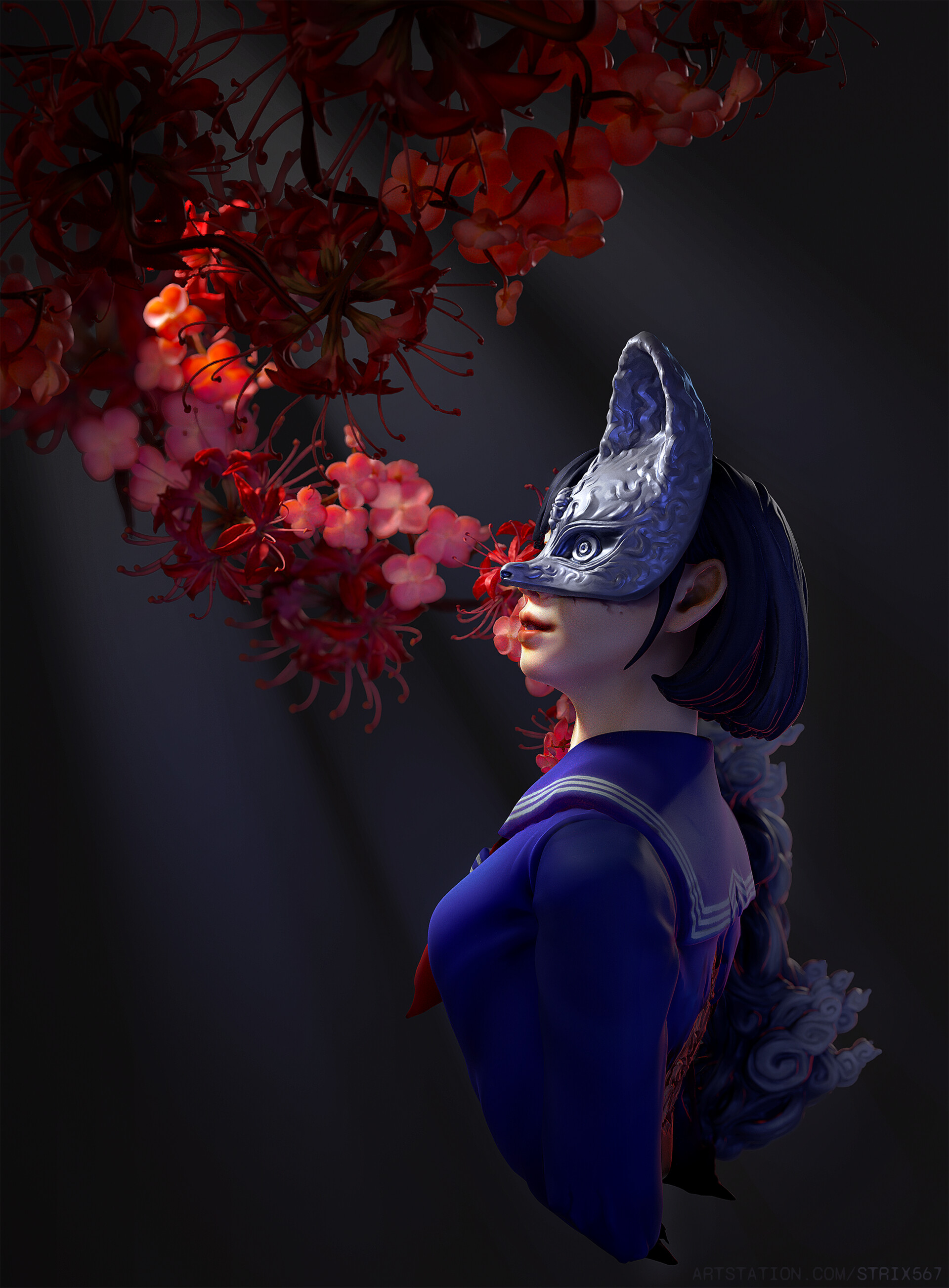 ArtStation - Silent Hill F: Hinako – 3D Fan Art