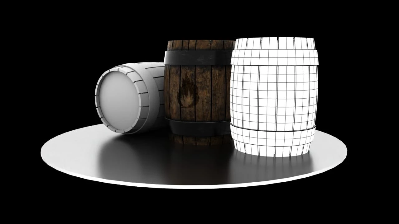 ArtStation - 3D Barrel Model