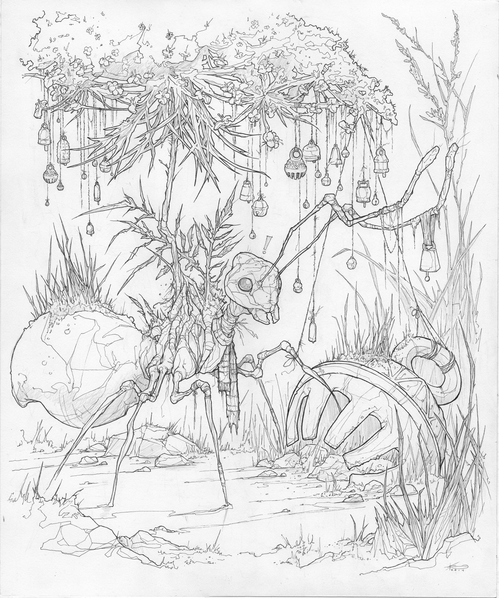 ArtStation - The Ant and the Elephant Bell