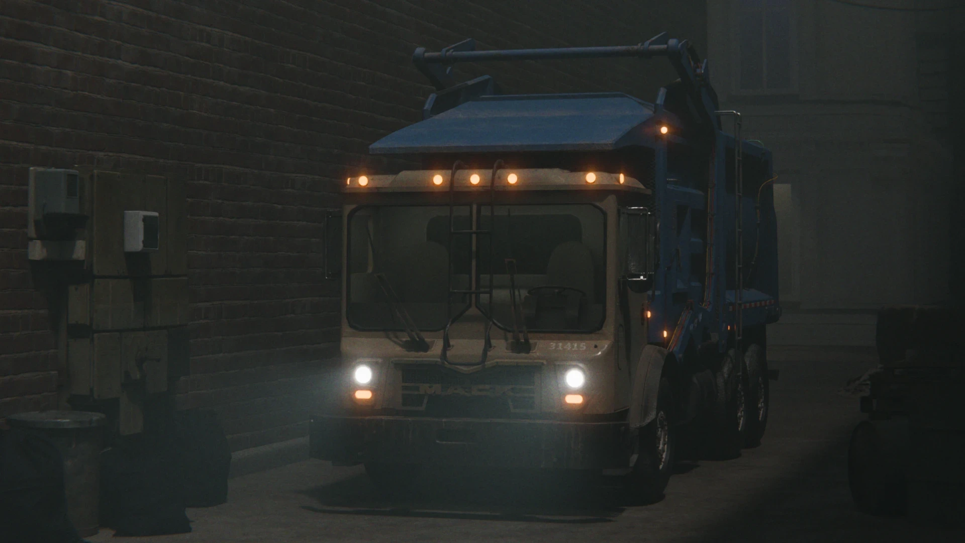 ArtStation - Mack Garbage Truck