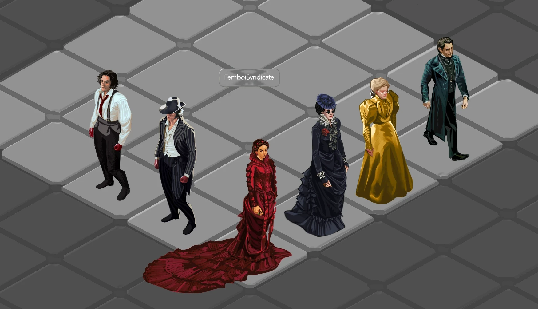 ArtStation - Isometric Gothic Horror Characters
