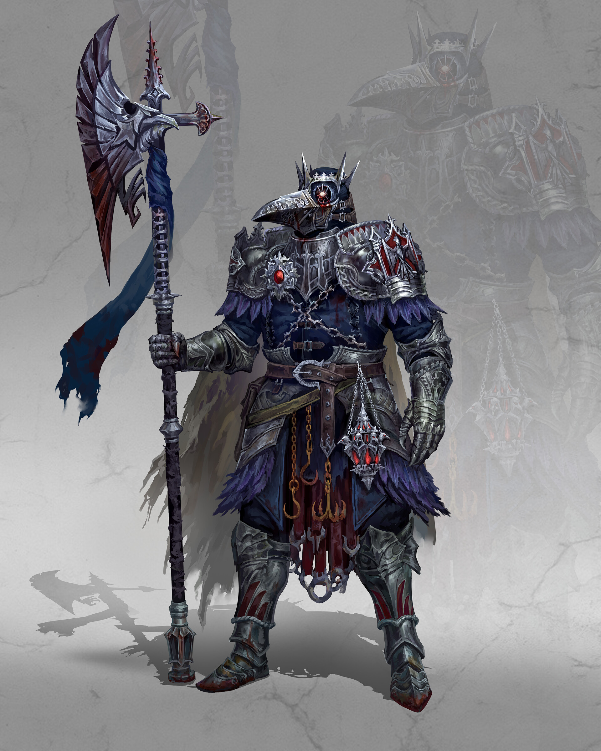 ArtStation - Raven Knight Judge Character Concept