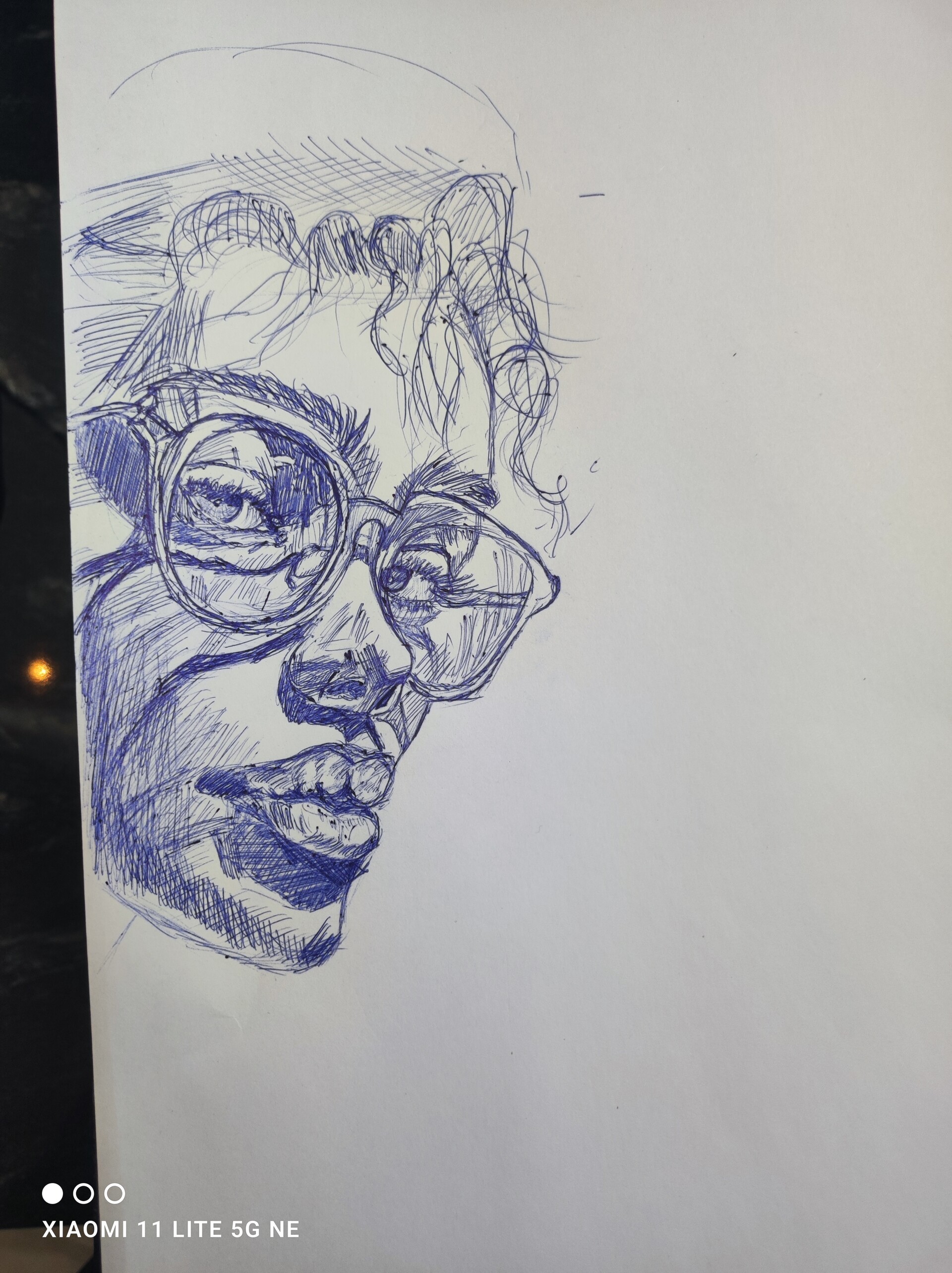 ArtStation - Cool art with only pen by Leonex