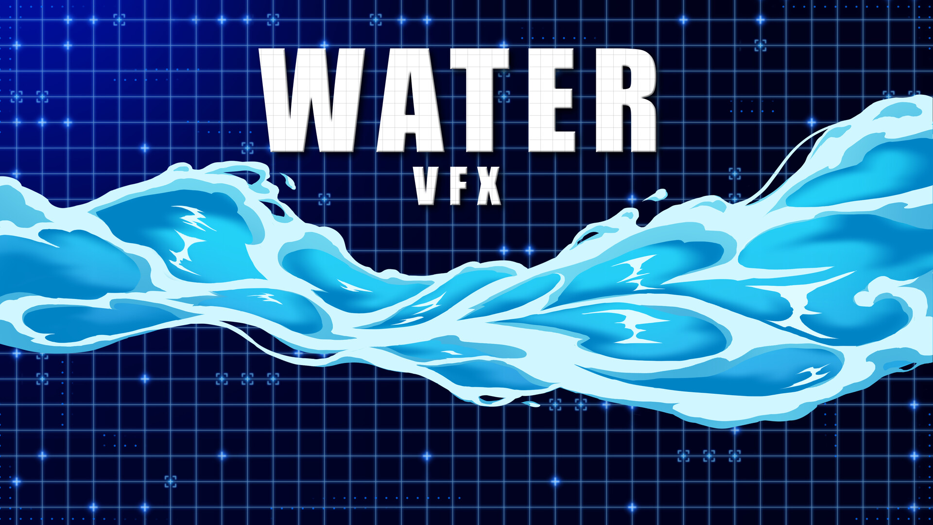 ArtStation - 2D Stylized Water VFX
