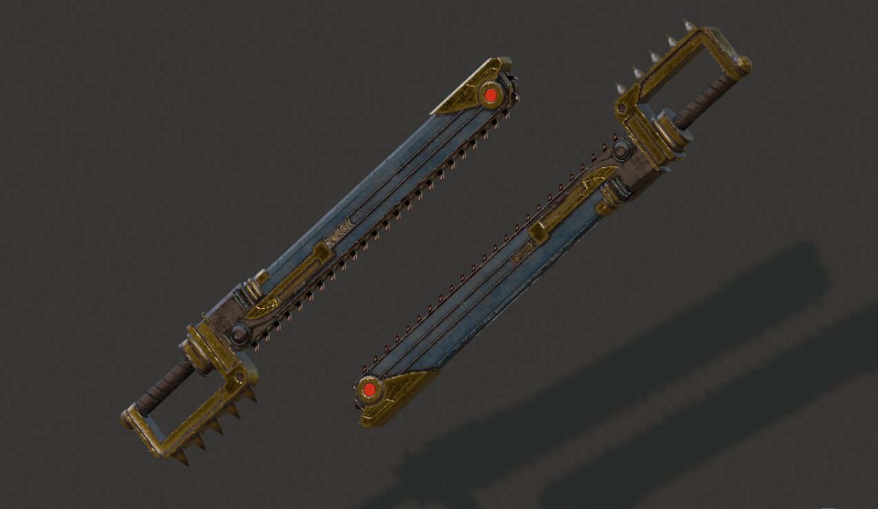ArtStation - Chainsword 3D Model From Warhammer