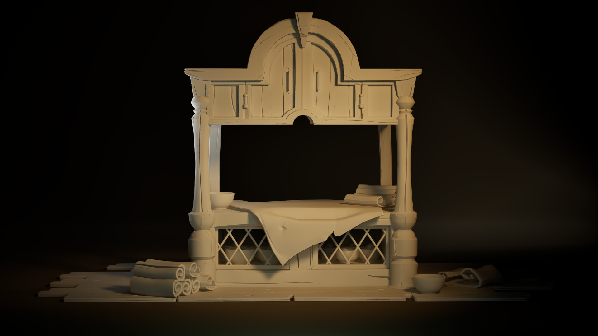 ArtStation - Fantasy Wood Asset