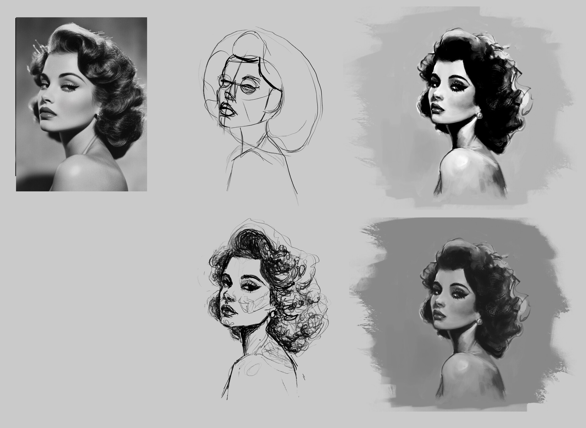 ArtStation - Value studies