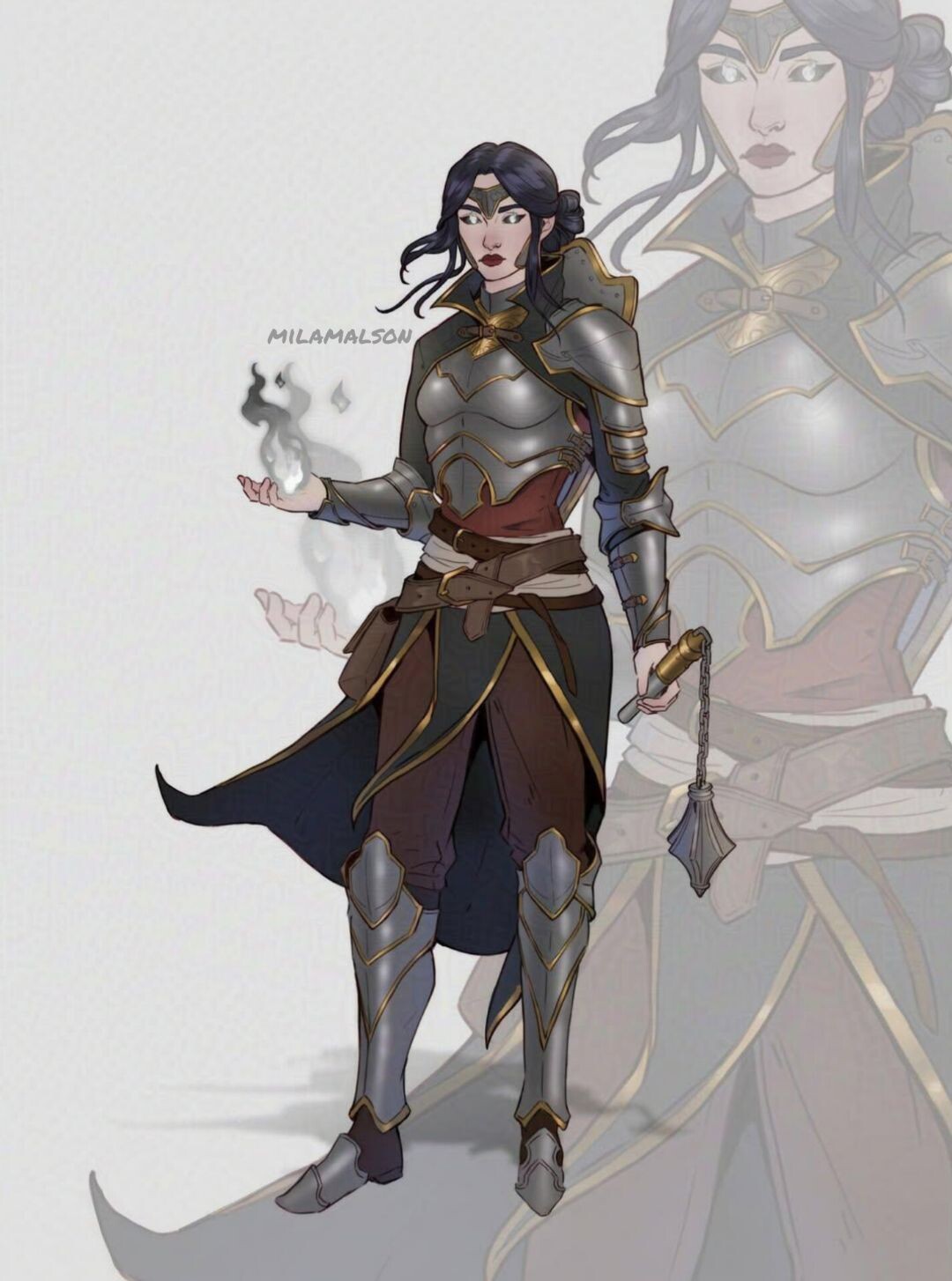 ArtStation - Battle Mage of the Silver Order