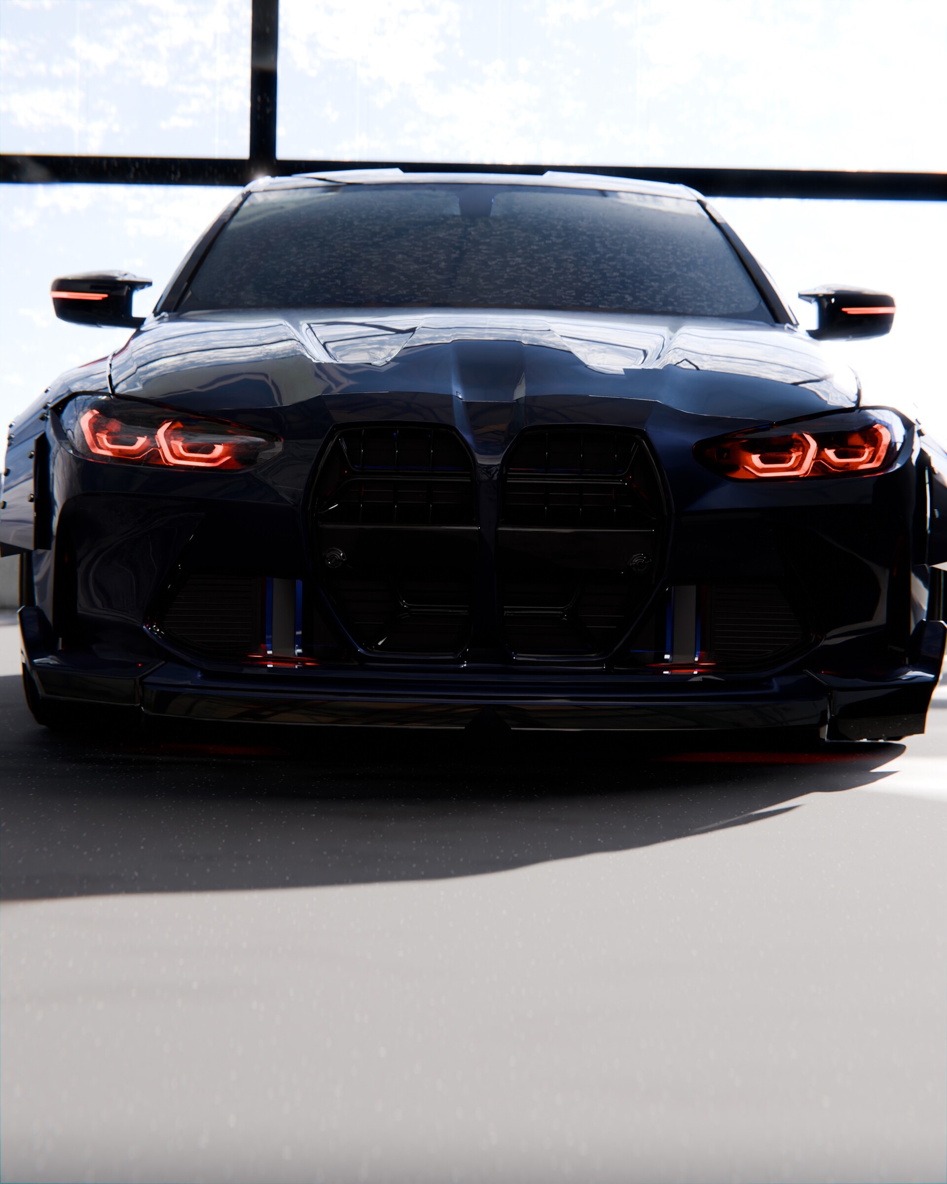 ArtStation - BMW M4 Wide body Kit by Artofvibration