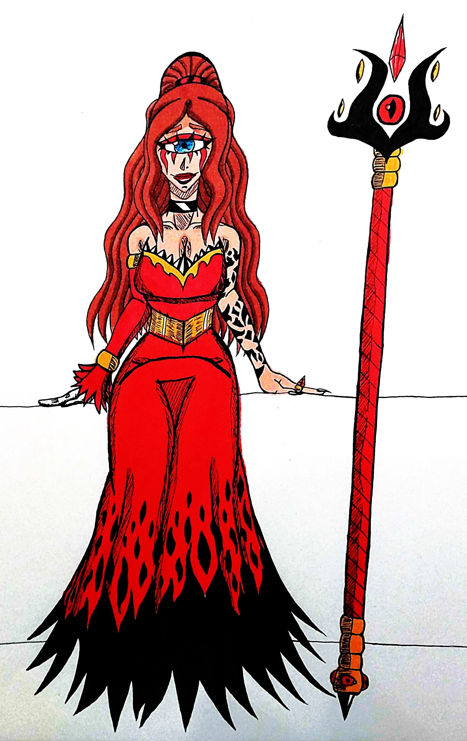 ArtStation - Rheanira Or'valgis- Mono Eye Warlock