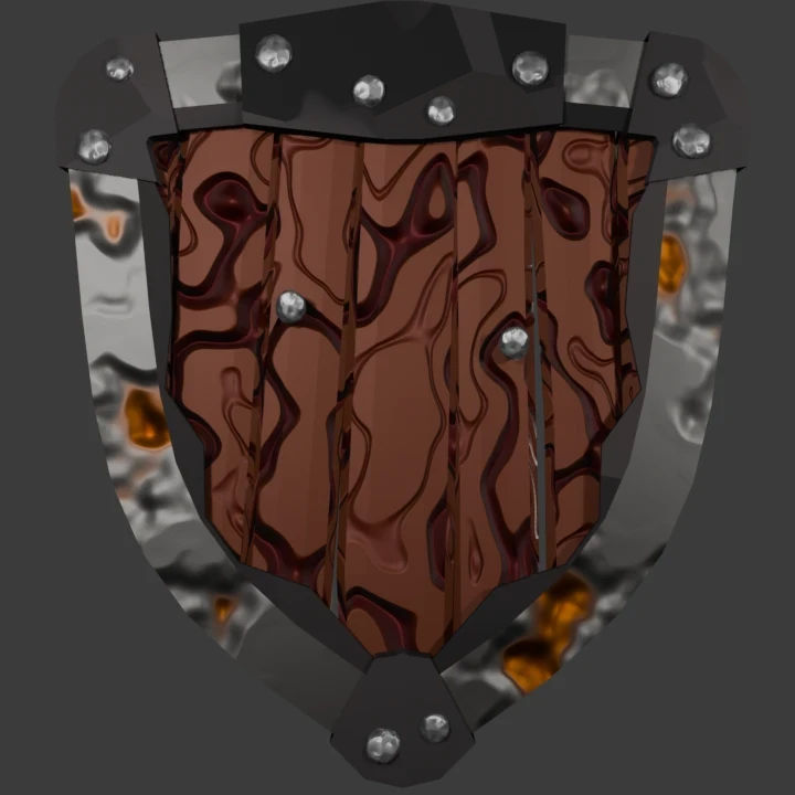 ArtStation - Simple Wooden Shield