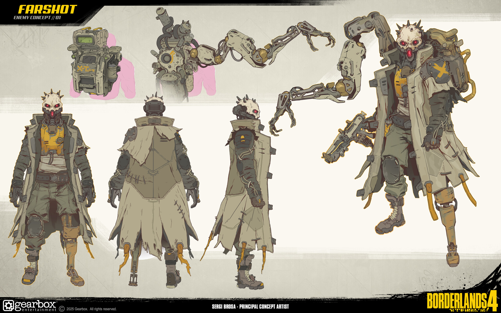 BORDERLANDS 4 // Ripper enemy concept art-花瓣网