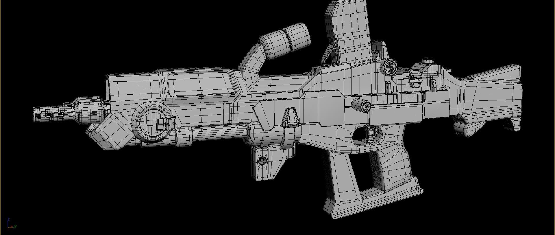 ArtStation - SCI-Fi Machine Gun
