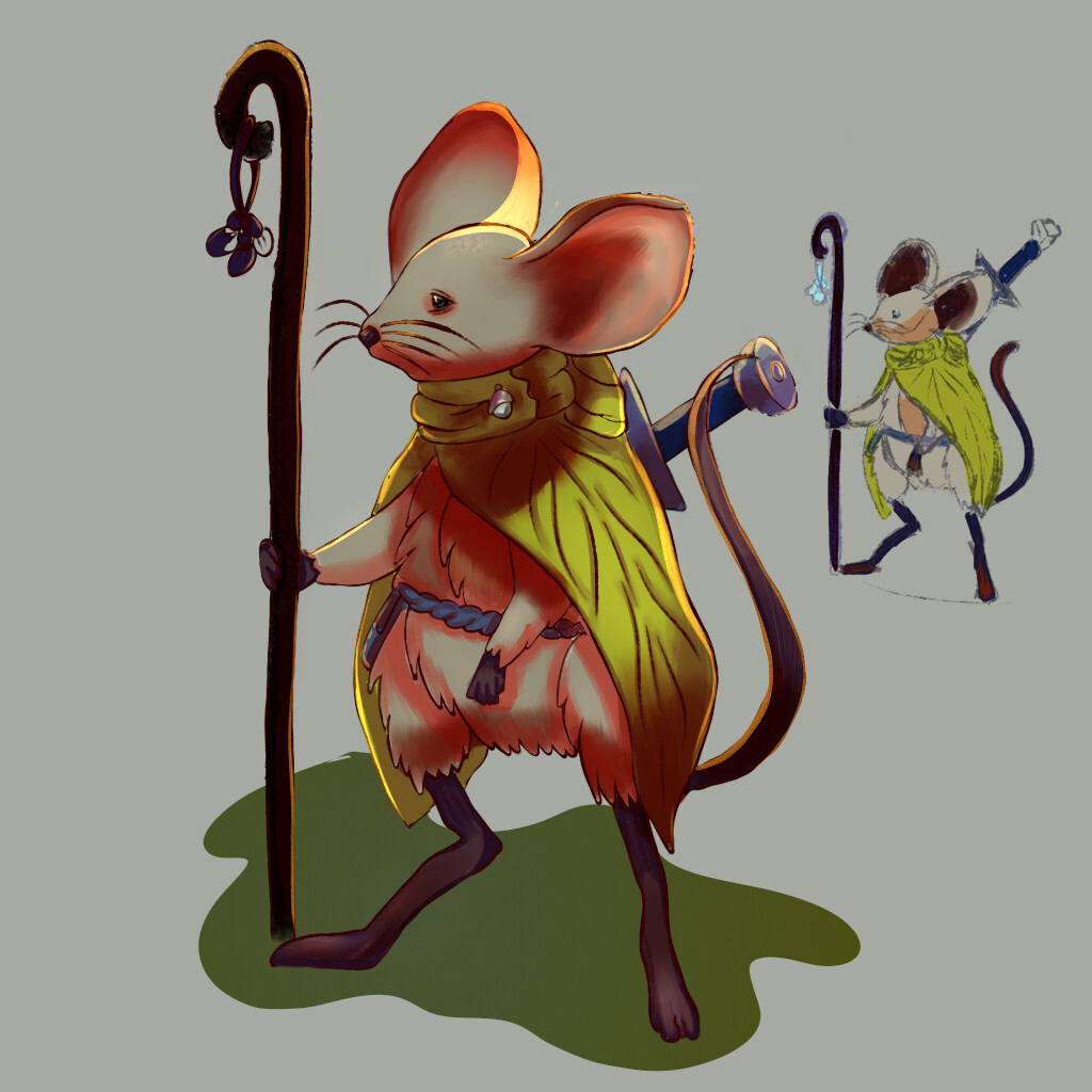ArtStation - Mouse Wanderer - Concept Work in Progress