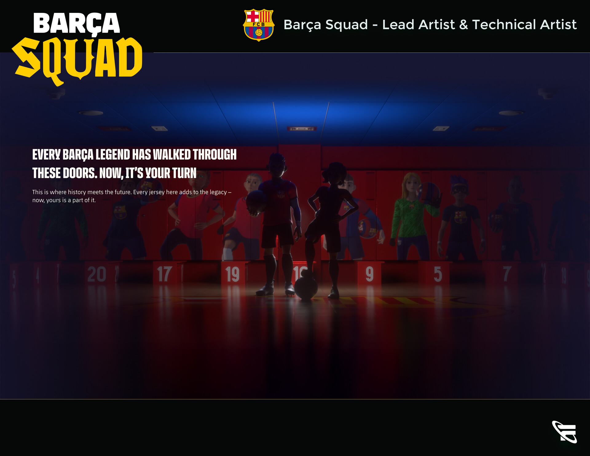 Lead 3D/2D Game Artist - Barça Squad - Lead Artist & Technical Artist