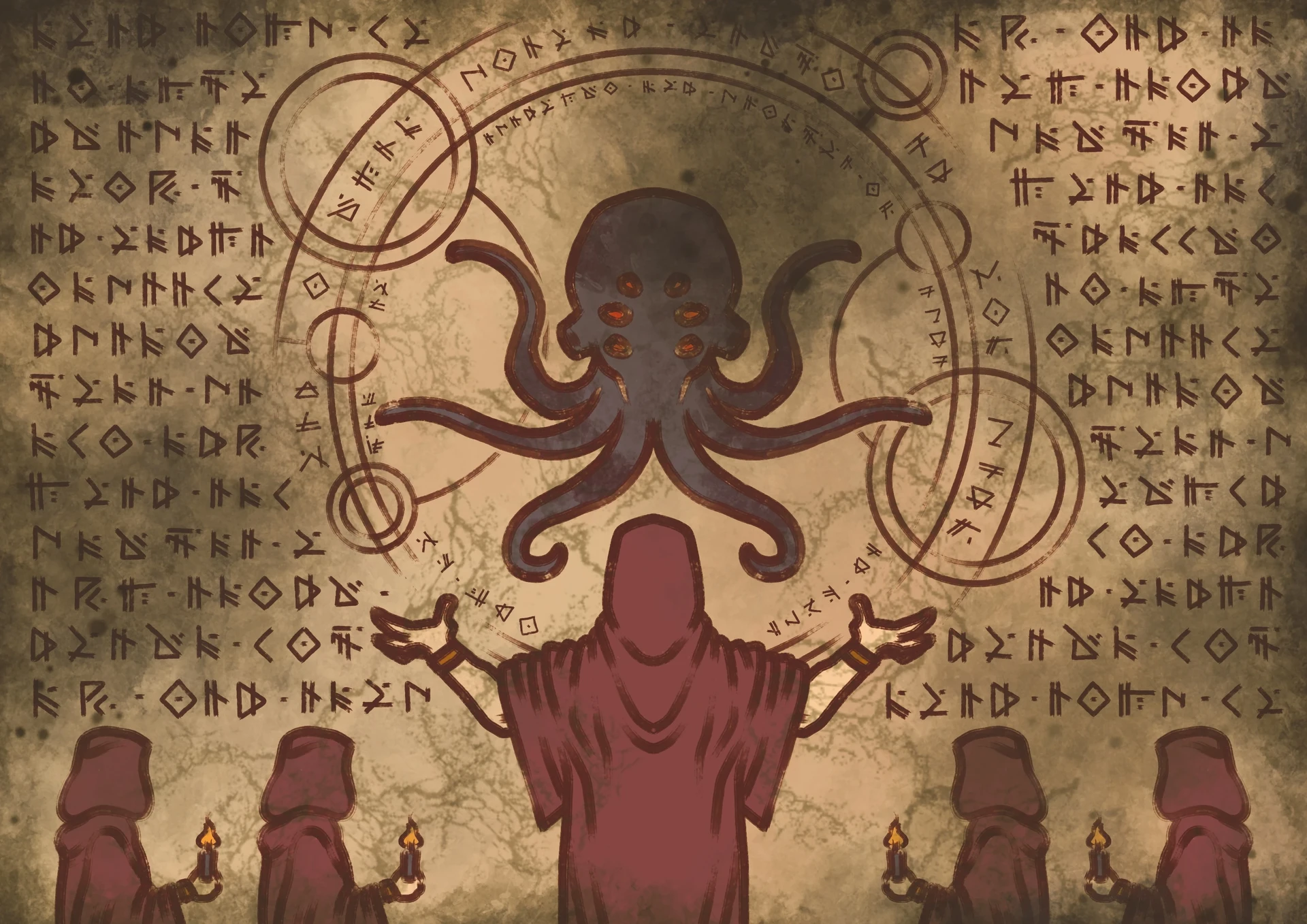 ArtStation - Enluminure - Adorateurs du Lyngbakr