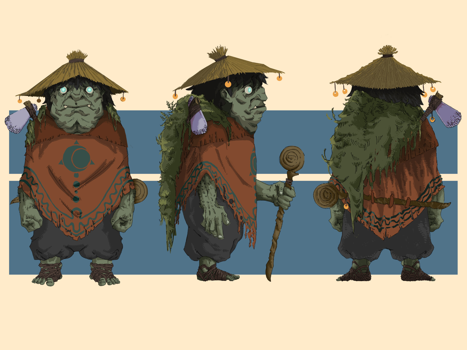 ArtStation - Character turnaround Trauko