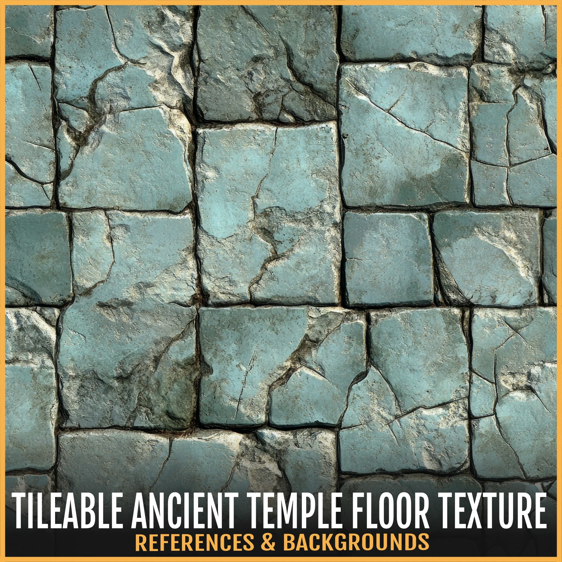 ArtStation - 303 Tileable ancient temple floor texture