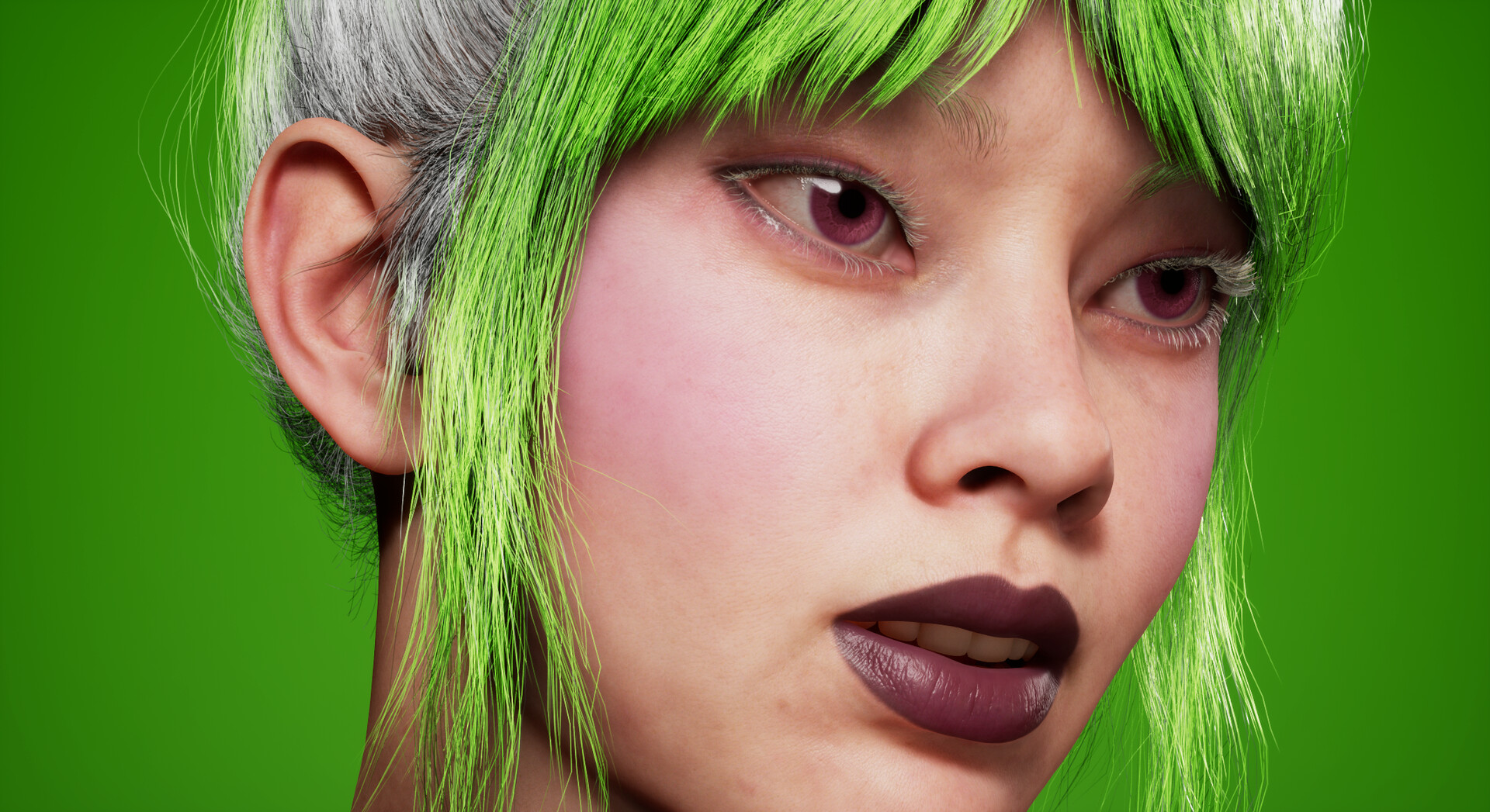 ArtStation - Asiatic Girl - Punk