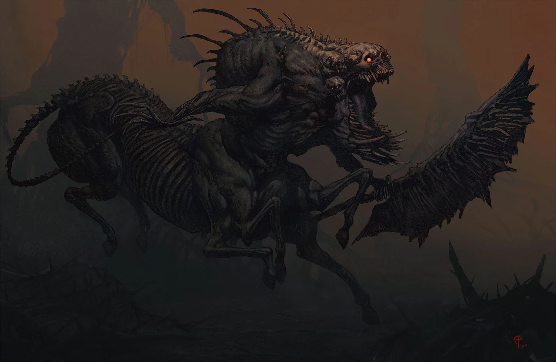 ArtStation - Horse Ghoul color