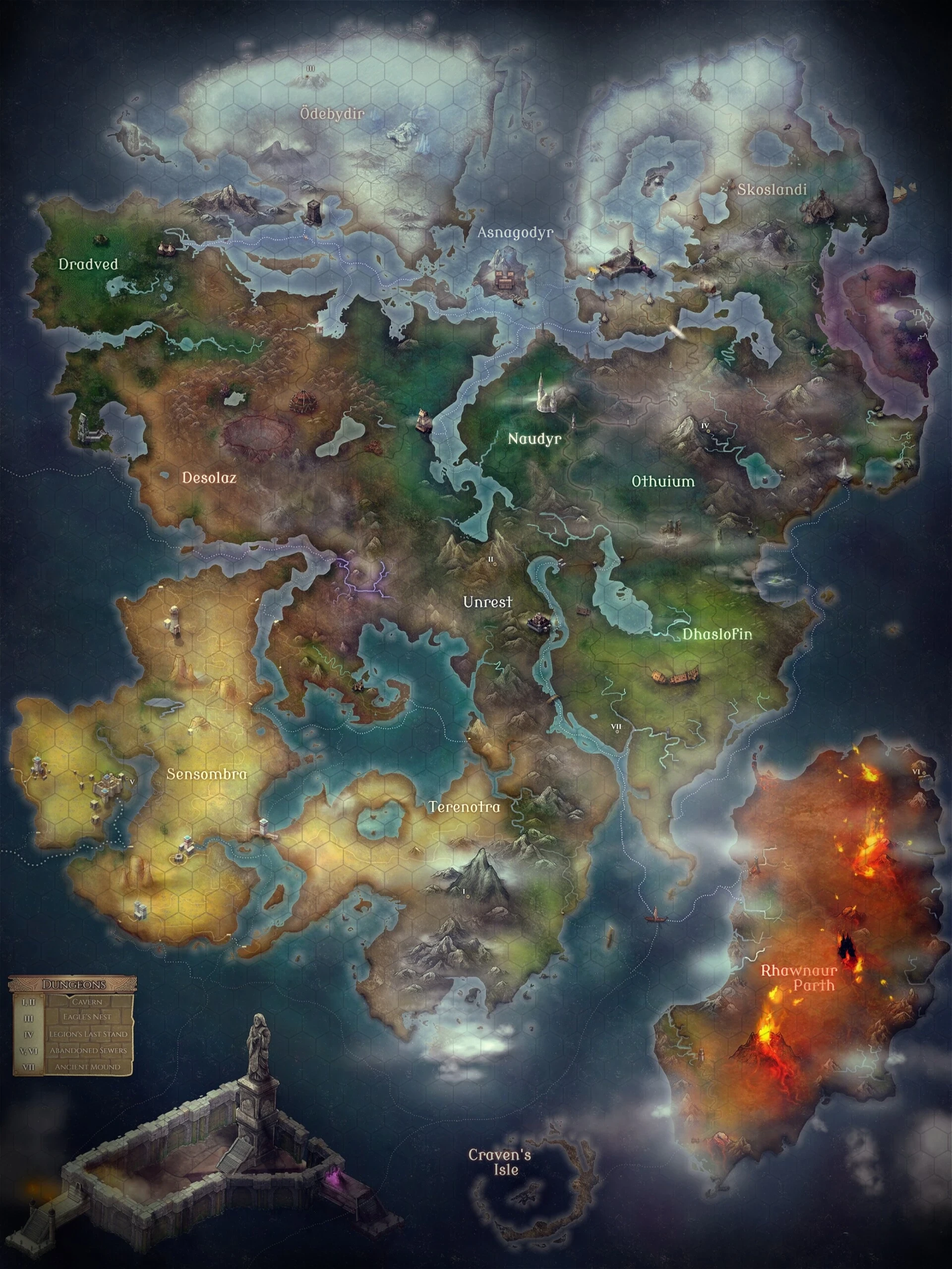 ArtStation - Dnd Maps