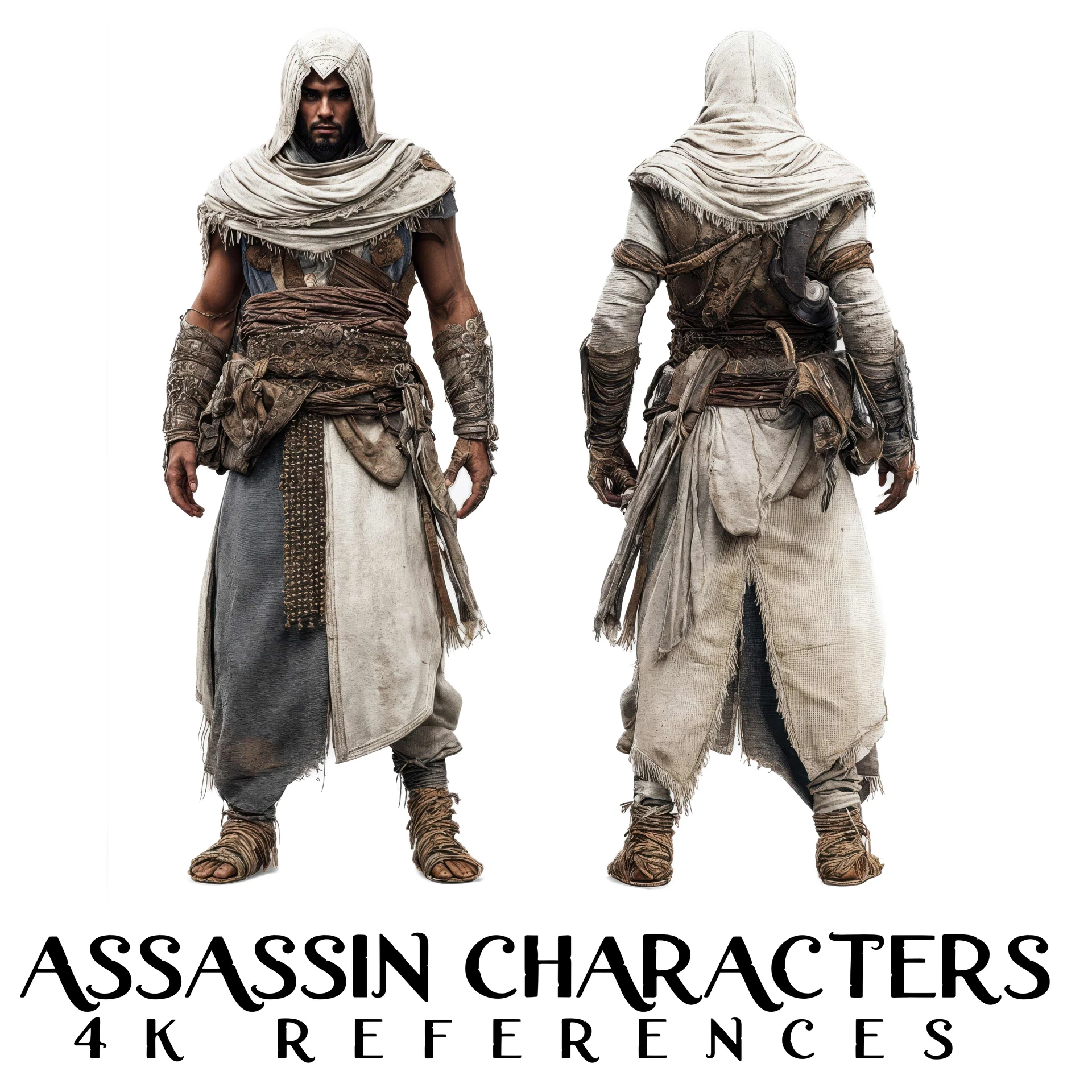 ArtStation - +510 Male Assassin Characters - Reference Image Pack v.148 |4K
