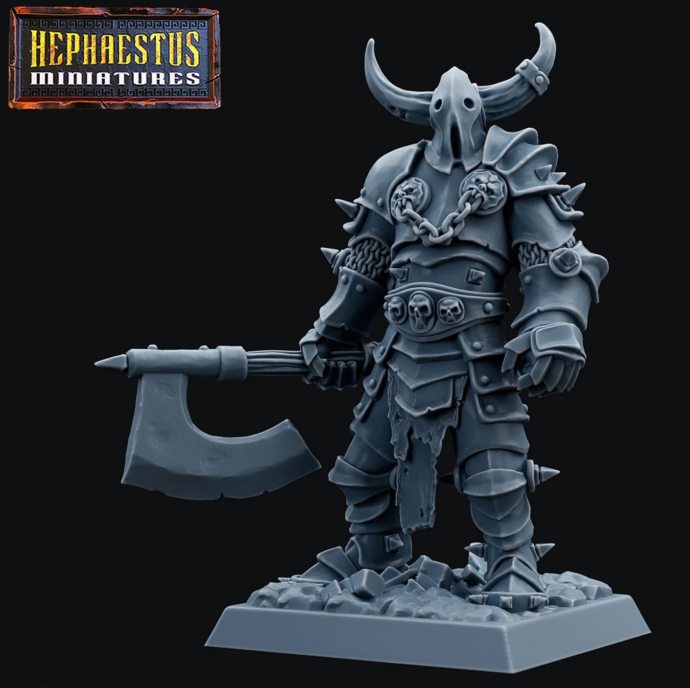ArtStation - Chaos Knight - 32mm/75mm miniature