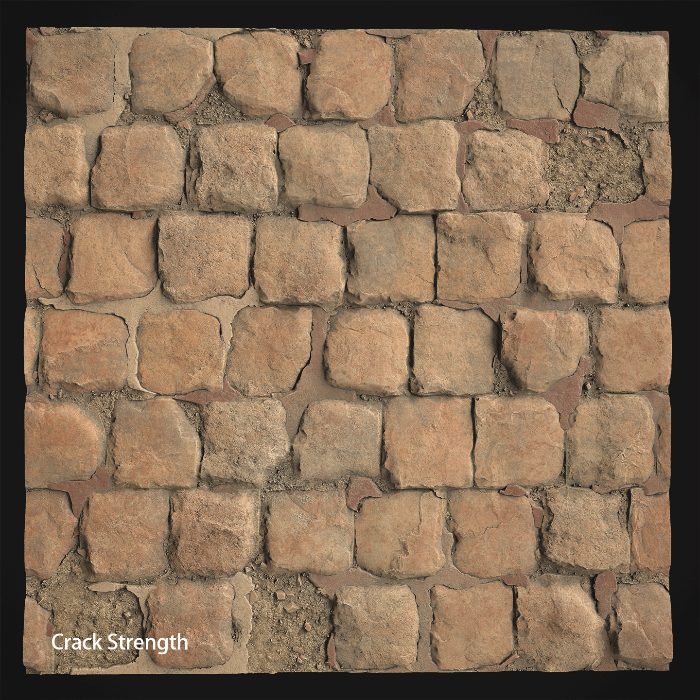 Kai Li - Old Stone Paver - Game Artist Material Breakdown