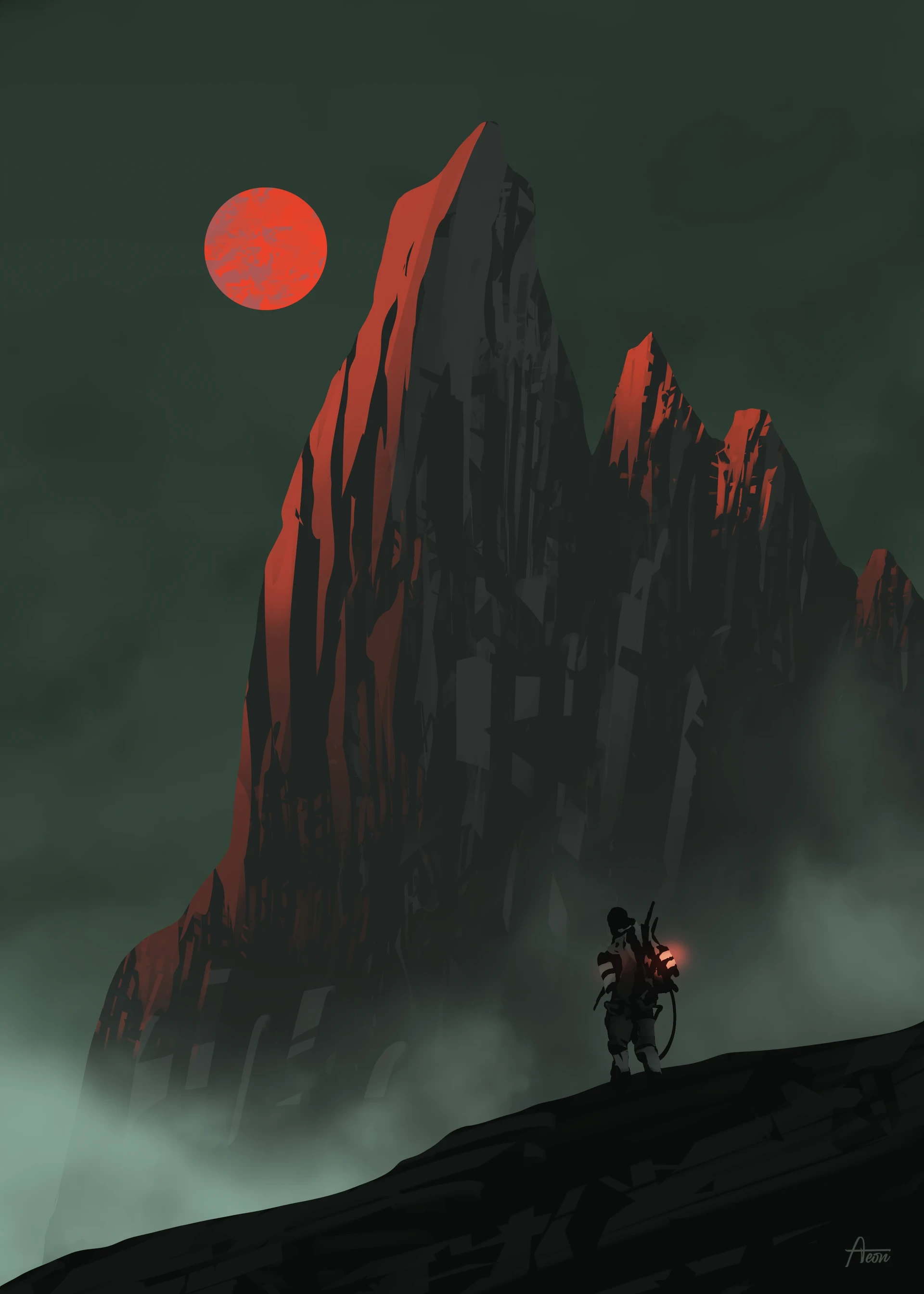 ArtStation - Red in the Eternal Blue