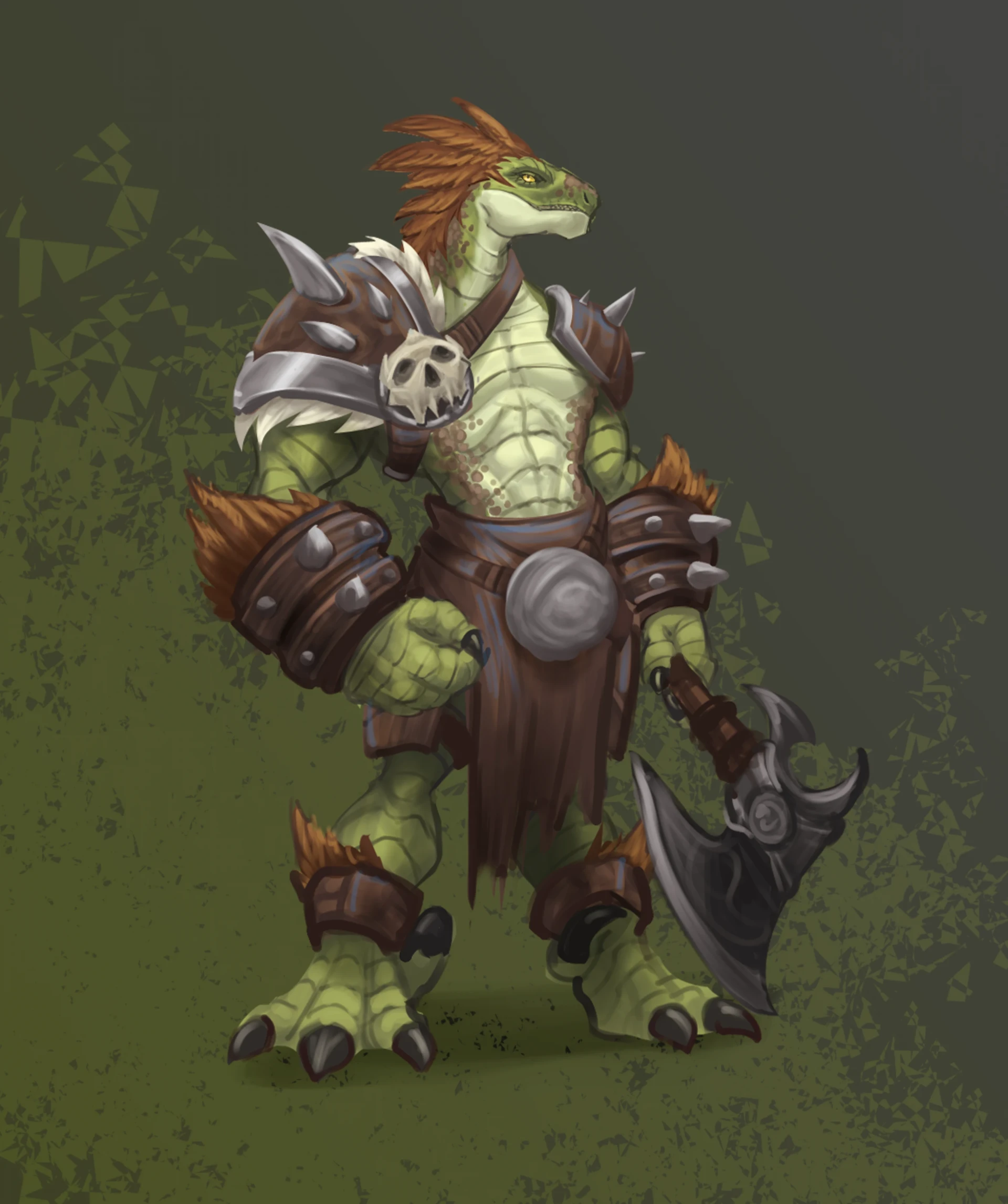 ArtStation - Tanis - GURPs Humanoid Raptor