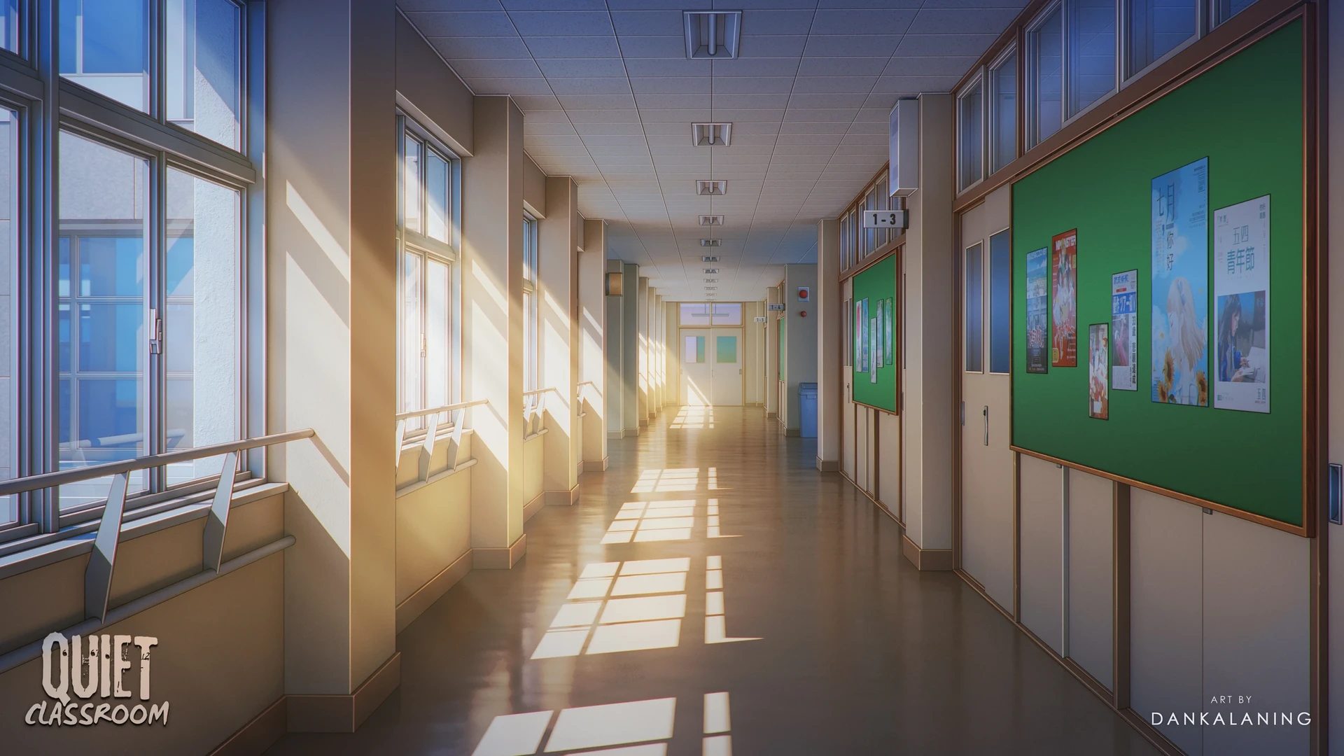 ArtStation - School corridor «Quiet Classroom»