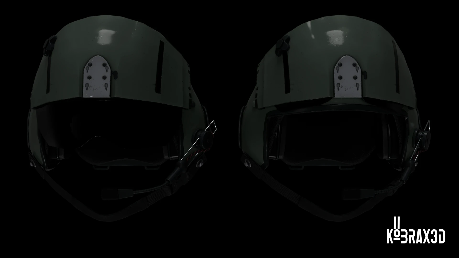 ArtStation - EUP. Police Helicopter Helmet