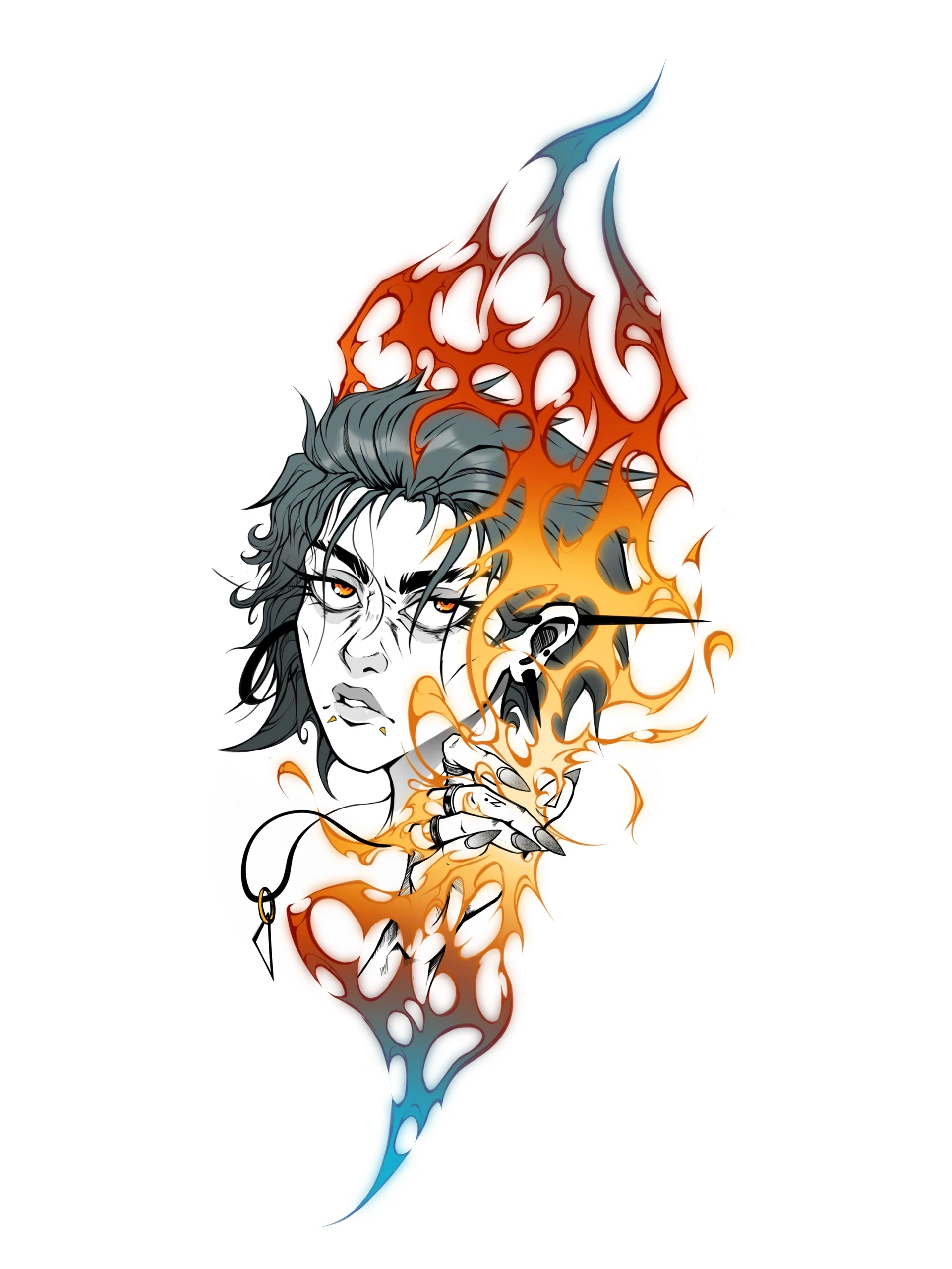 ArtStation - Tattoo design illustration