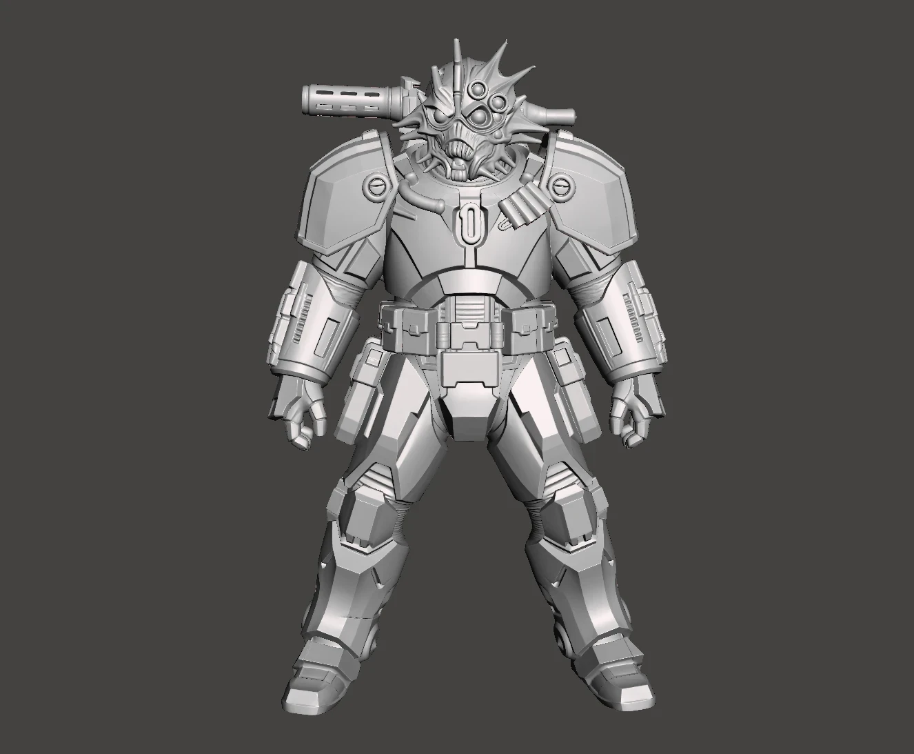 ArtStation - Ironspike Void Trooper – Sci-Fi Armored Warrior STL