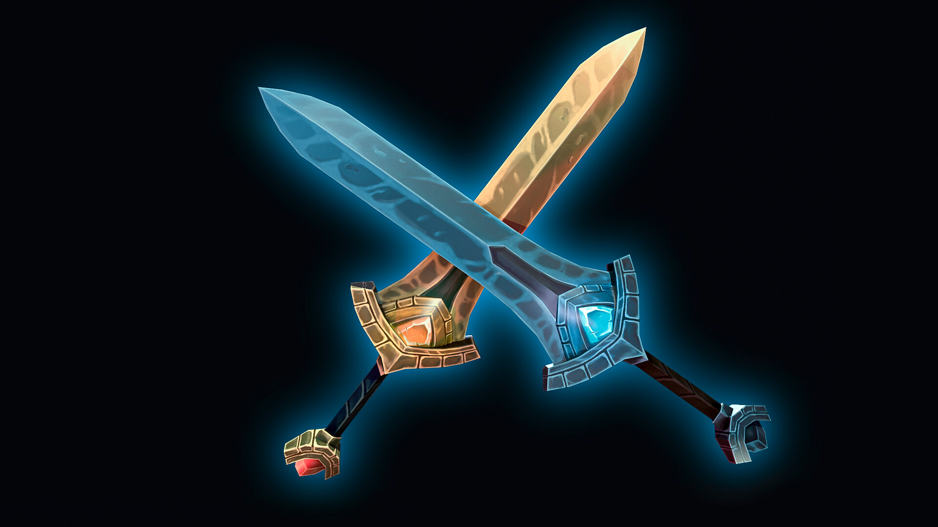 Artstation Hand Painted Sword