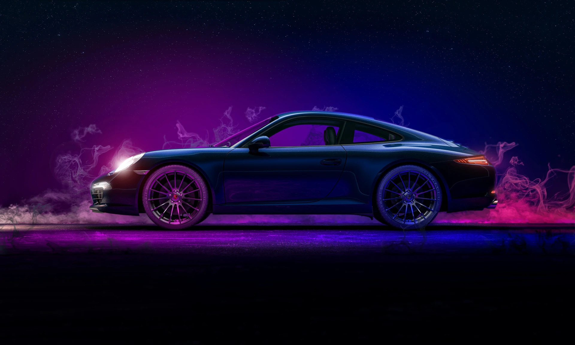 ArtStation - Porsche Carrera 911 2017 Profile