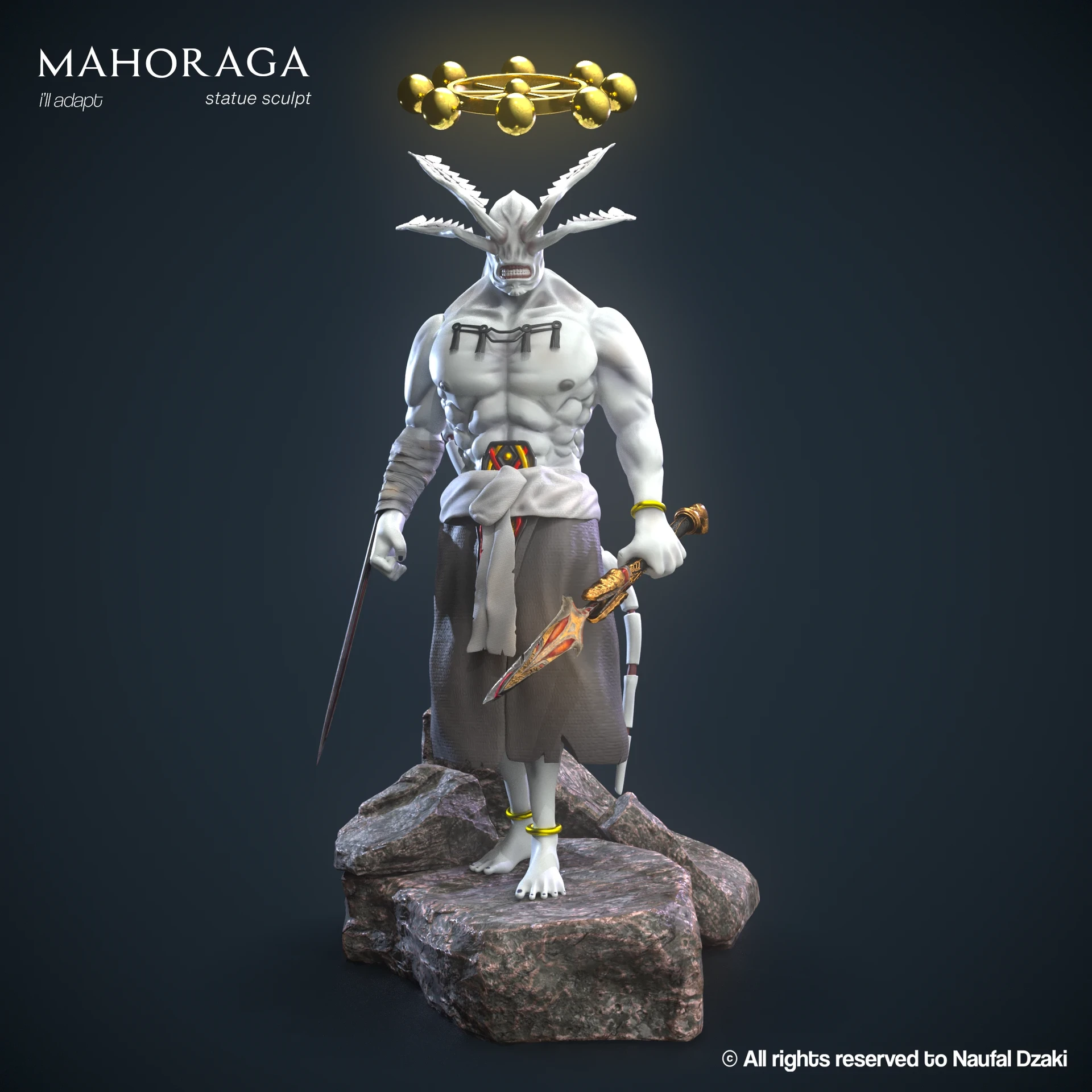 ArtStation - Mahoraga Statue