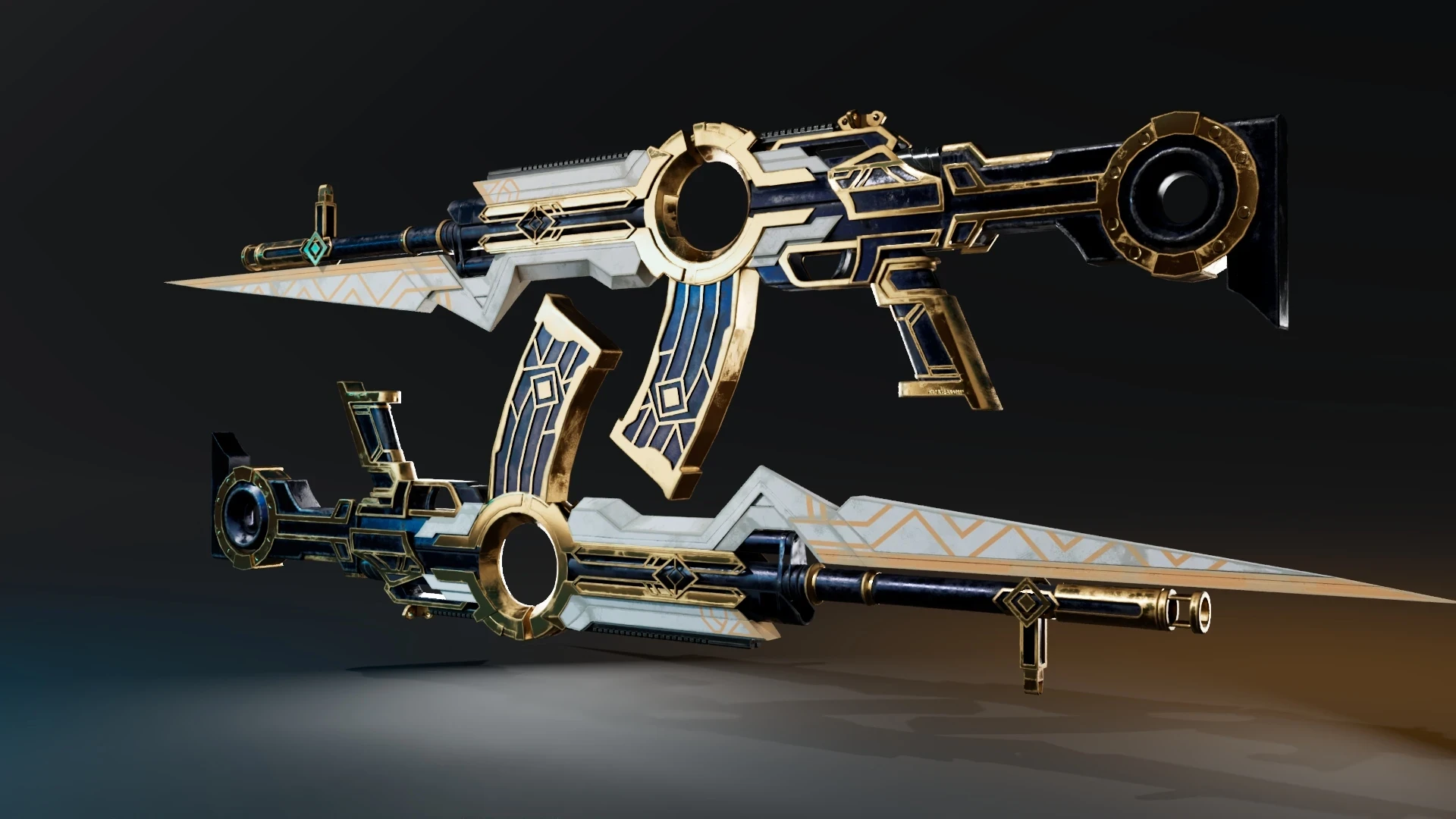 ArtStation - Stylized weapon modeling practice