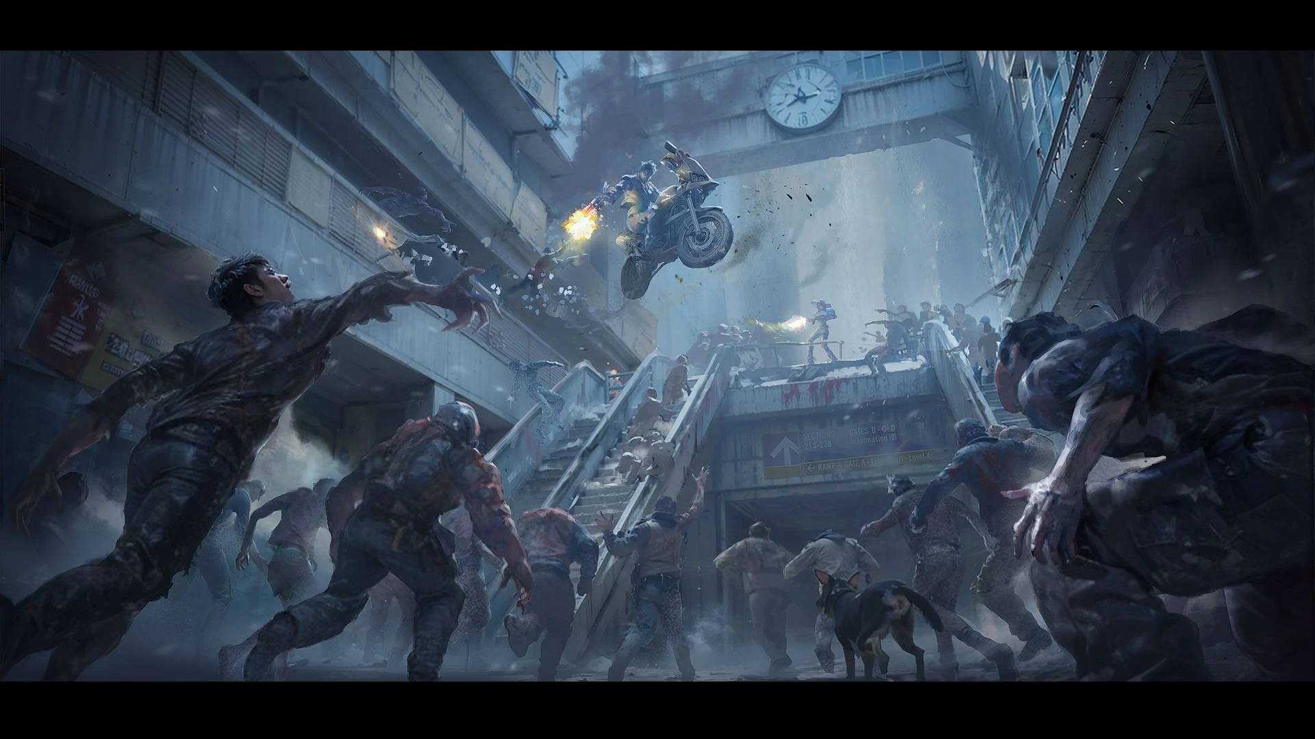 ArtStation - Some mood-setting images with zombie themes