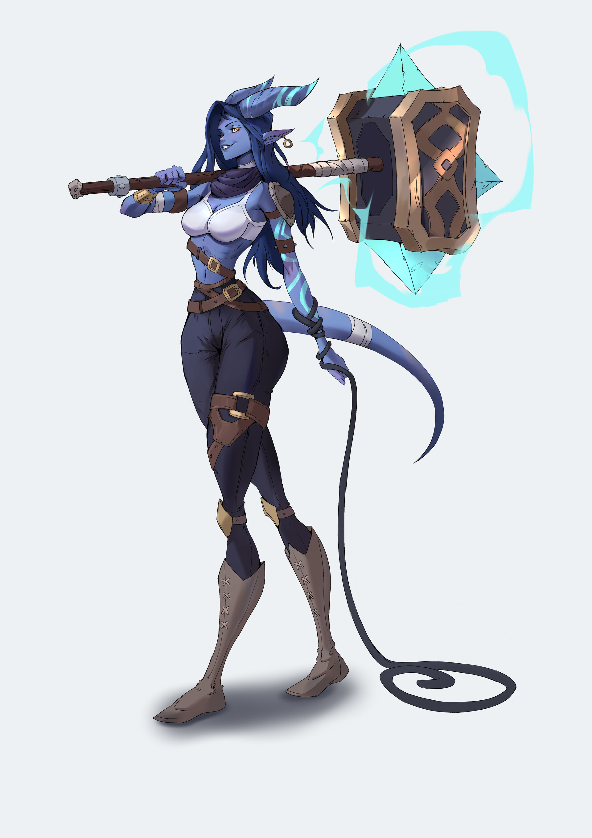 ArtStation - Tiefling Lady