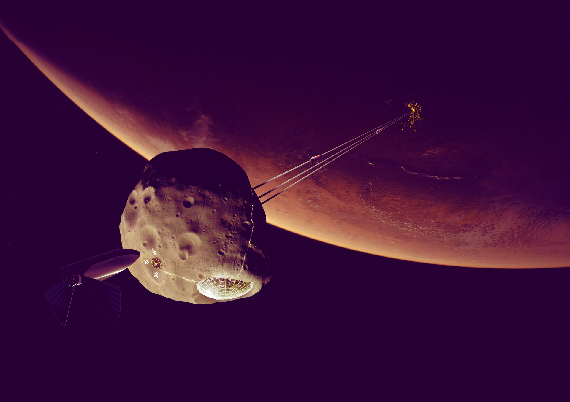 ArtStation - Mars elevator