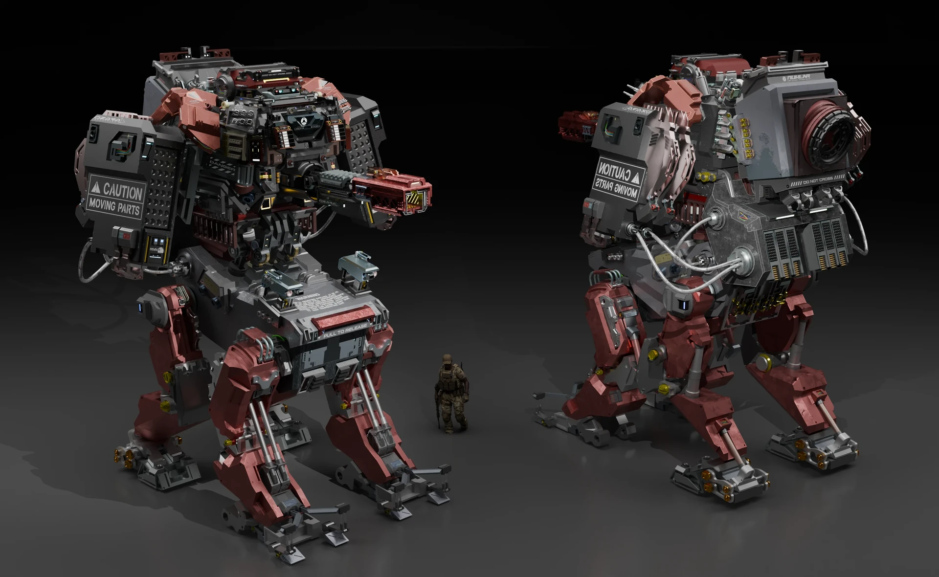 ArtStation - Mobile Turret — Alert