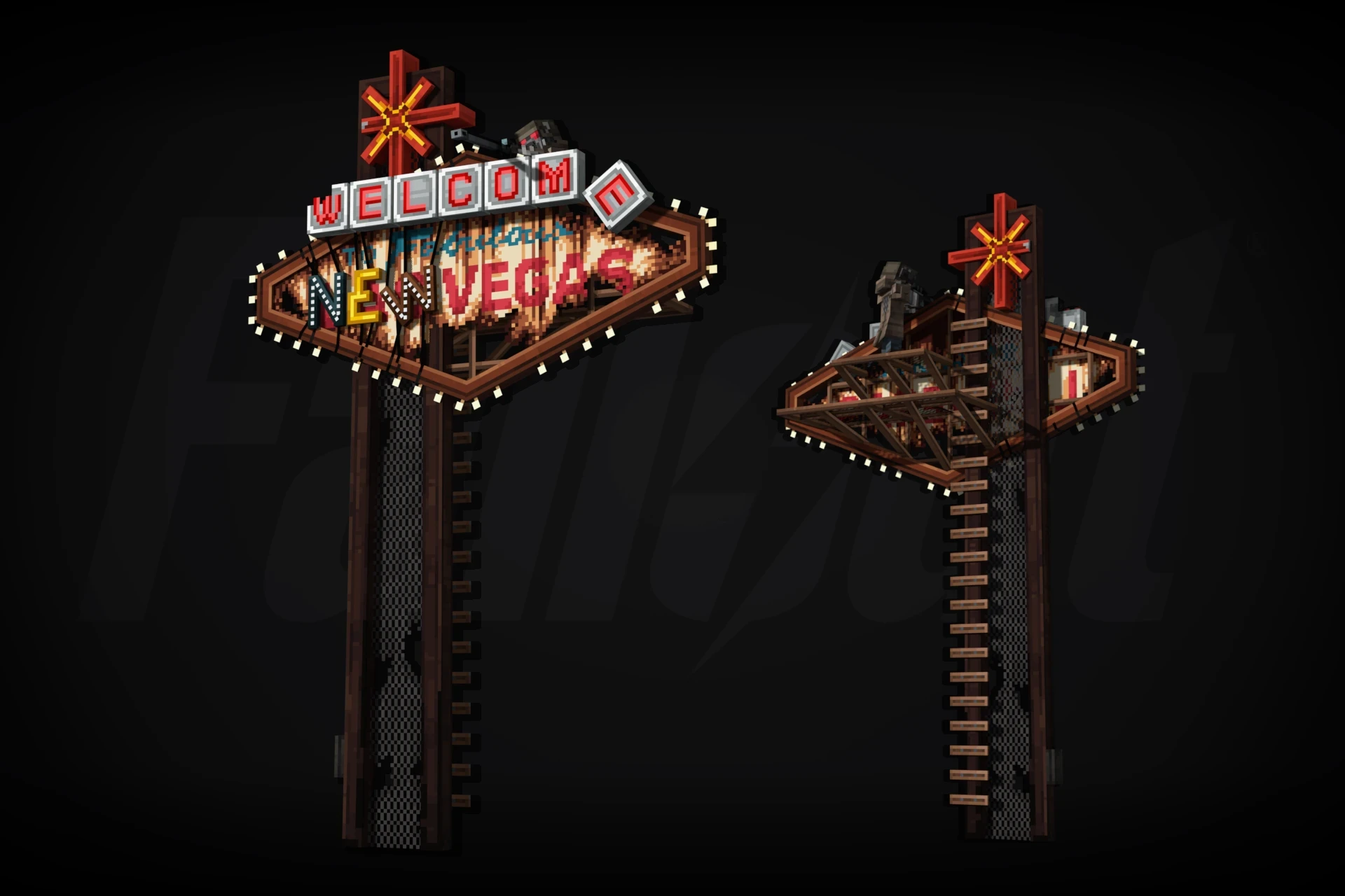 ArtStation - Fallout: New Vegas - Vegas Sign