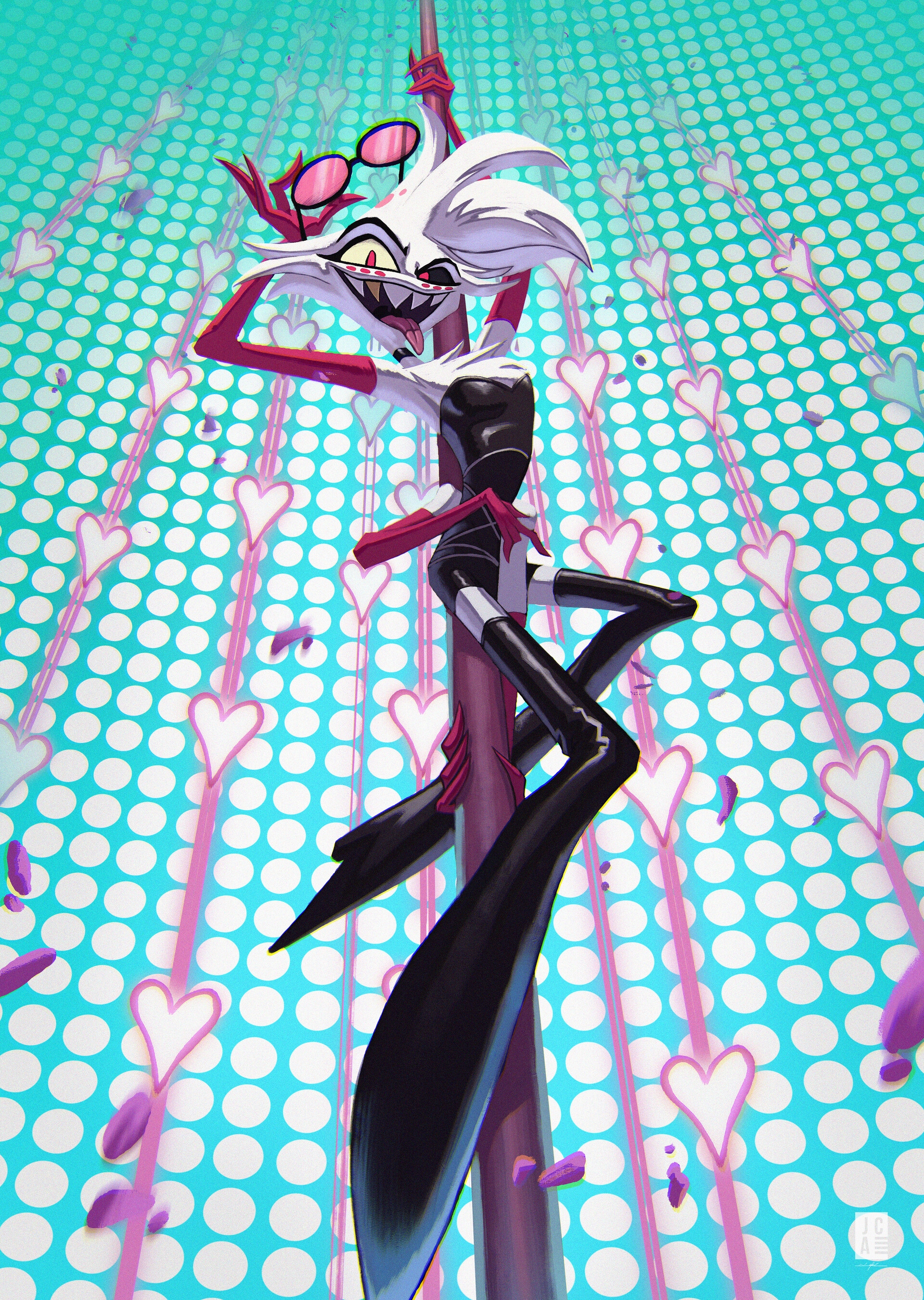 ArtStation - Angel Dust - Hazbin Hotel