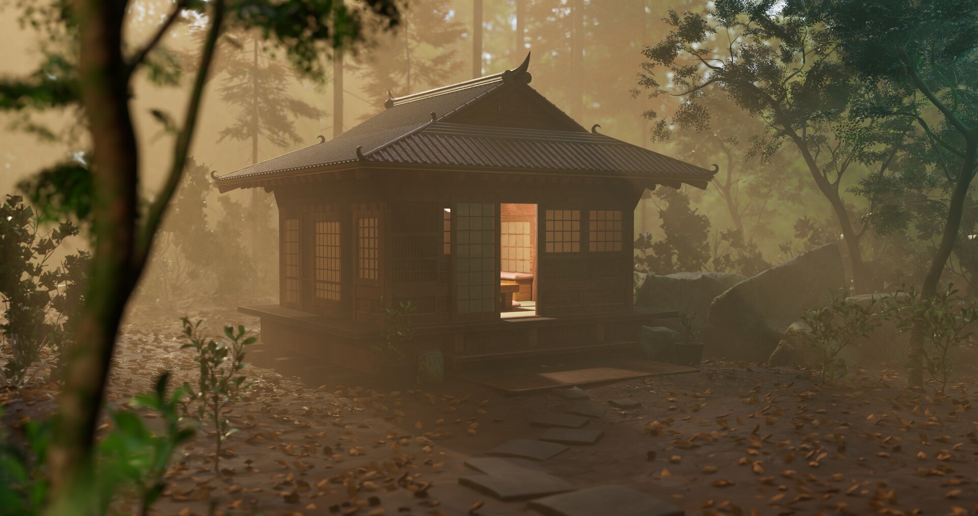 ArtStation - Japanese Traditional House
