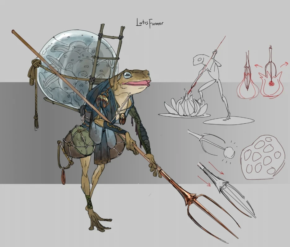 ArtStation - Frogfolk: MtG Bloomburrow