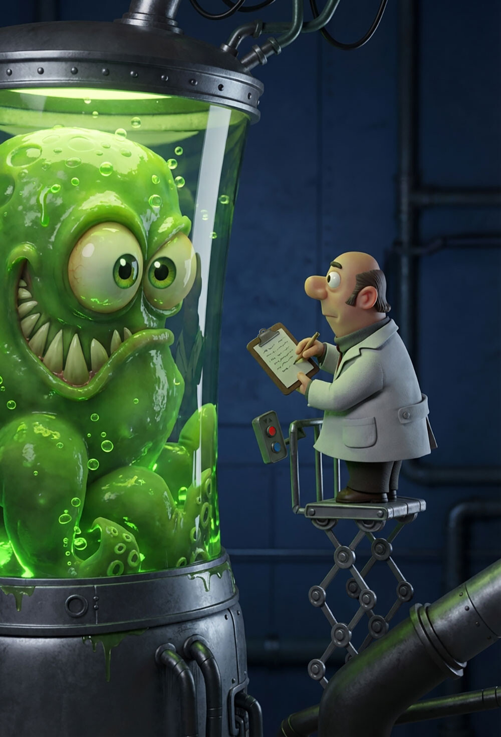 ArtStation - Alien test subject