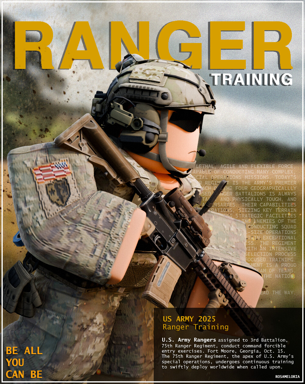 ArtStation - ROBLOX MILITARY GFX - Ranger Training