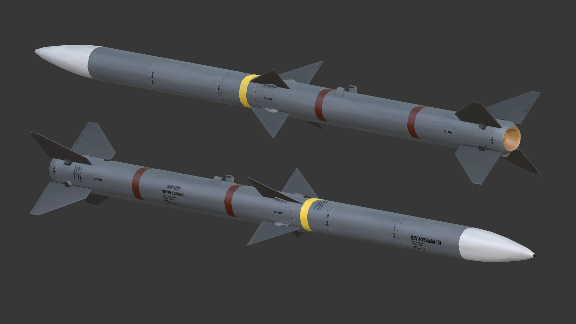 ArtStation - AIM-120 AMRAAM